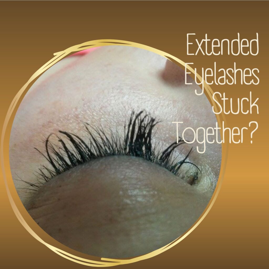 Extended Eyelashes Stuck Together? Here's Why Choosing the Right Lash ...